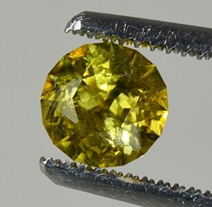 Yellow Tourmaline (Tsilaisite) (rare) (custom faceted by Allyce Kosnar ...