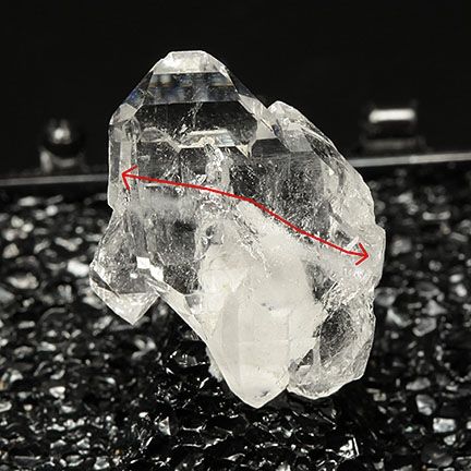 Quartz ("Faden") | Gletschhorn, Furka pass area, Urseren, Uri, Switzerland