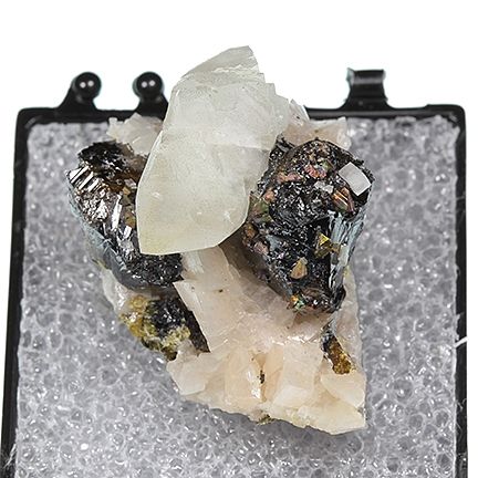 Calcite with Sphalerite and Dolomite | Black Rock Quarry, Lawrence ...