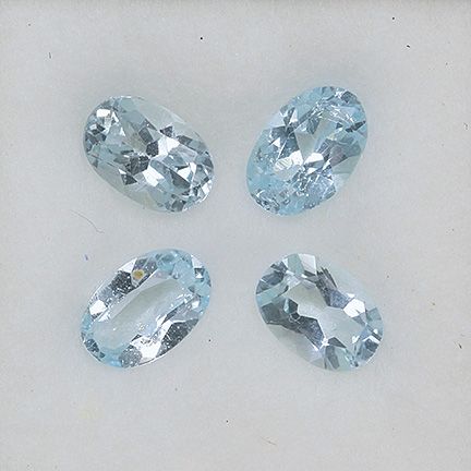 Blue Topaz (multi stone set) (natural color) | Brazil