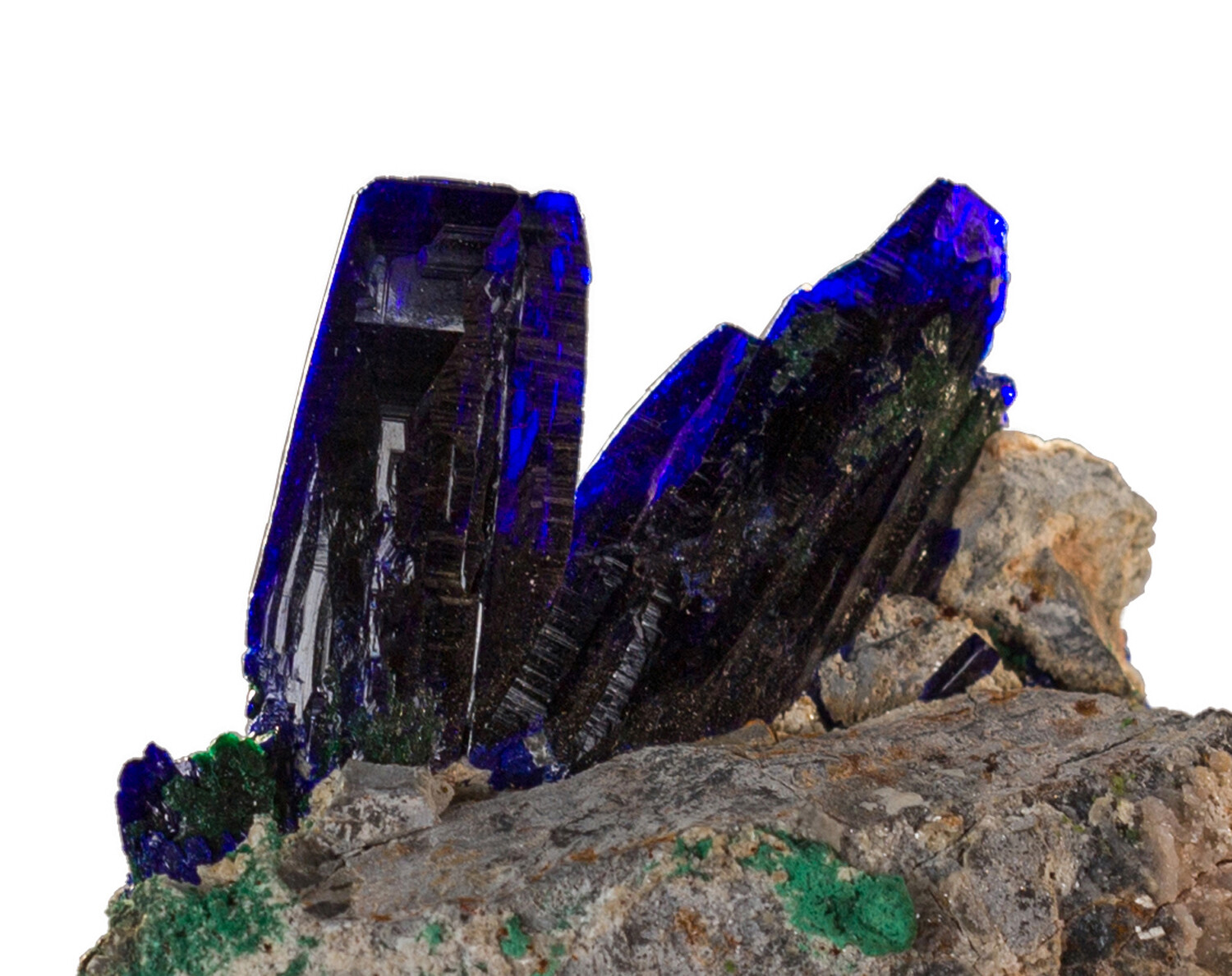 Azurite | Tsumeb Mine, Tsumeb, Namibia
