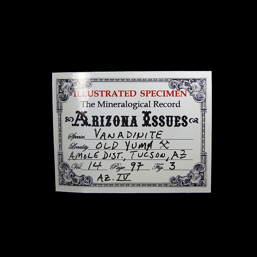 Vanadinite (ex George Godas Collection) (Illustrated in the ...