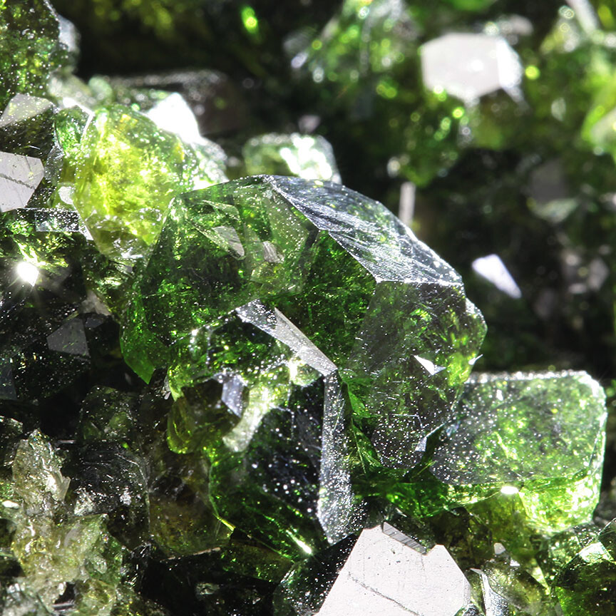 Uvite Tourmaline with Magnesite | Brumado, Bahia, Brazil