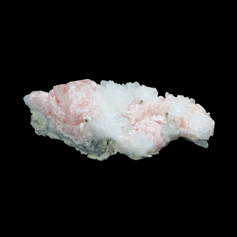 Rhodochrosite on Quartz | Sunnyside mine, near Silverton, San Juan ...