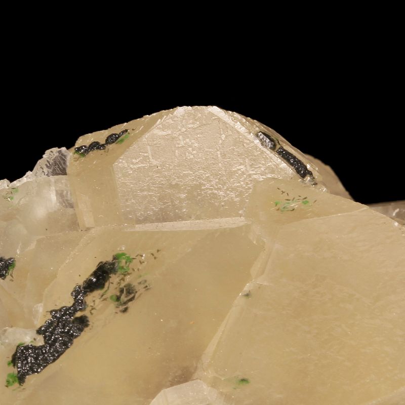 Calcite with a selective deposition of Conichalcite (ex Kay Robertson ...