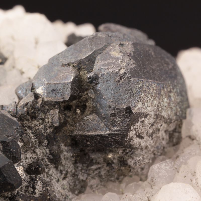 Tennantite on Quartz (ex Al Kidwell Collection) | Aranzazú Mine (Cobre ...