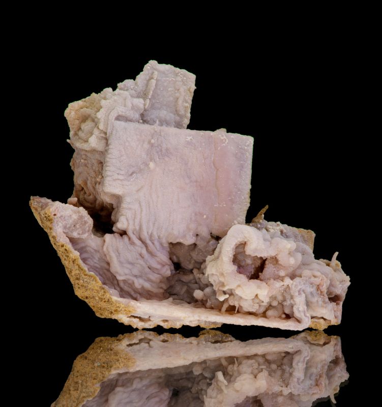 Quartz var. Chalcedony cast after Halite (Hefendehl Coll.) | Sidi Rahal ...
