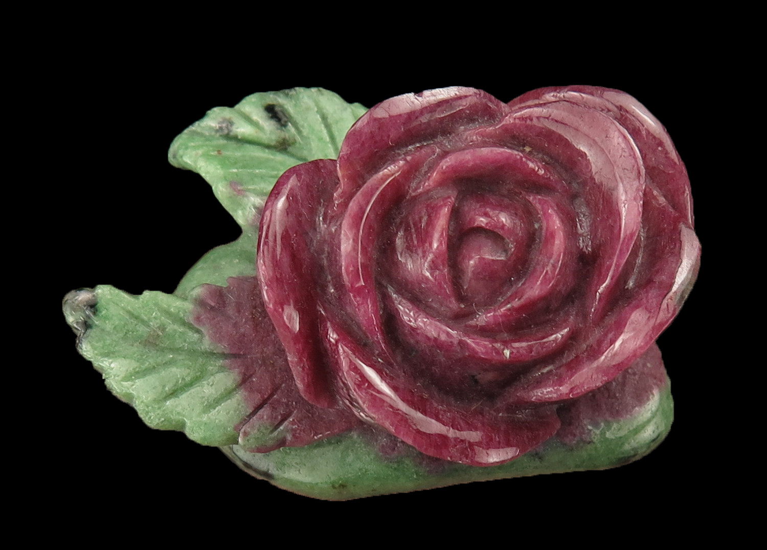 Ruby and Zoisite Flower Carving | Mundarara Mine, Longido Dist., Arusha ...