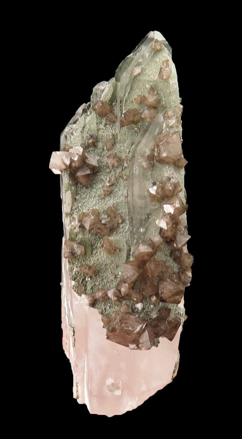 Scheelite & Chamosite on Quartz (rare combo) | Yaogangxian Mine ...