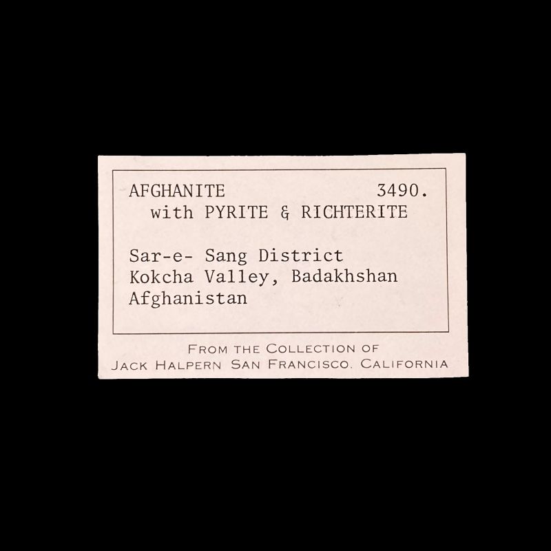 Afghanite (large crystal) | Sar-e-Sang, Kokcha Valley, Badakhshan ...