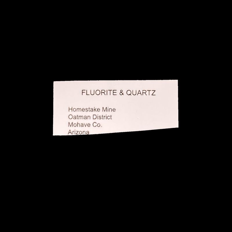 Fluorite | Homestake-Jack Pot Mine, Gold Road Mining District, Oatman ...