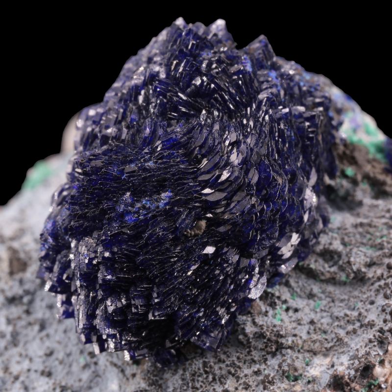Azurite (classic locality) | Morenci Mine, Greenlee Co., Arizona, USA