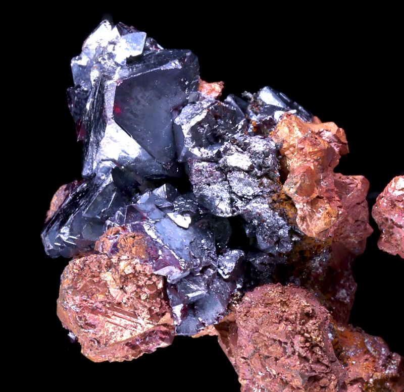 Cuprite with Copper | Rubtsovsk Mine, Rubtsovsky Dist., Altai Krai, Russia