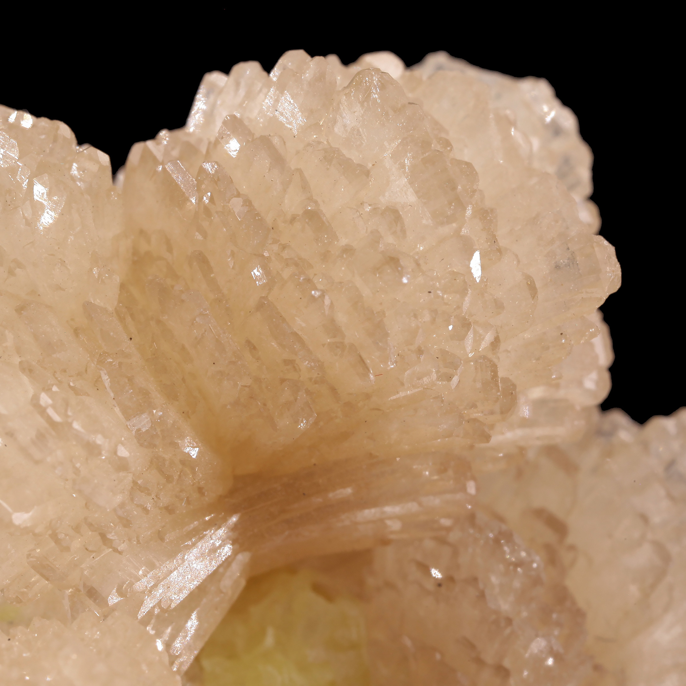 Baryte on Sulfur | Machów Mine, Tarnobrzeg, Subcarpathian Voivodeship ...
