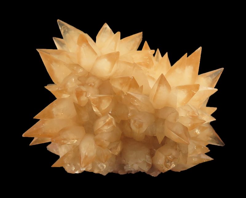 Calcite "pineapple" with phantoms | Denton Mine, Harris Creek, Hardin ...