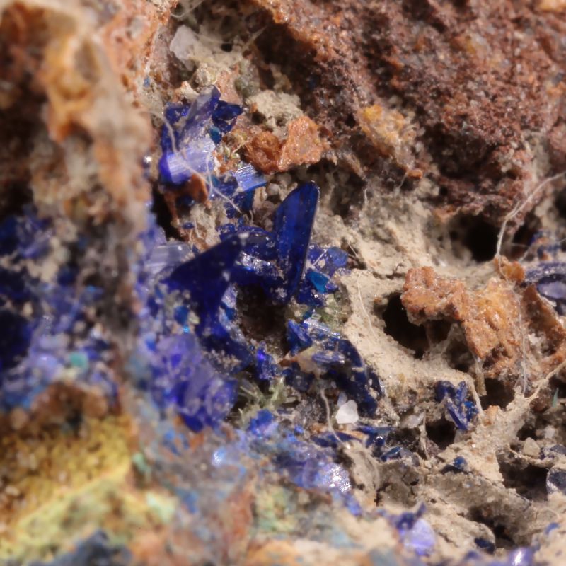 Azurite (RARE historic locality specimen) | Wheatley Mines, Schuylkill ...