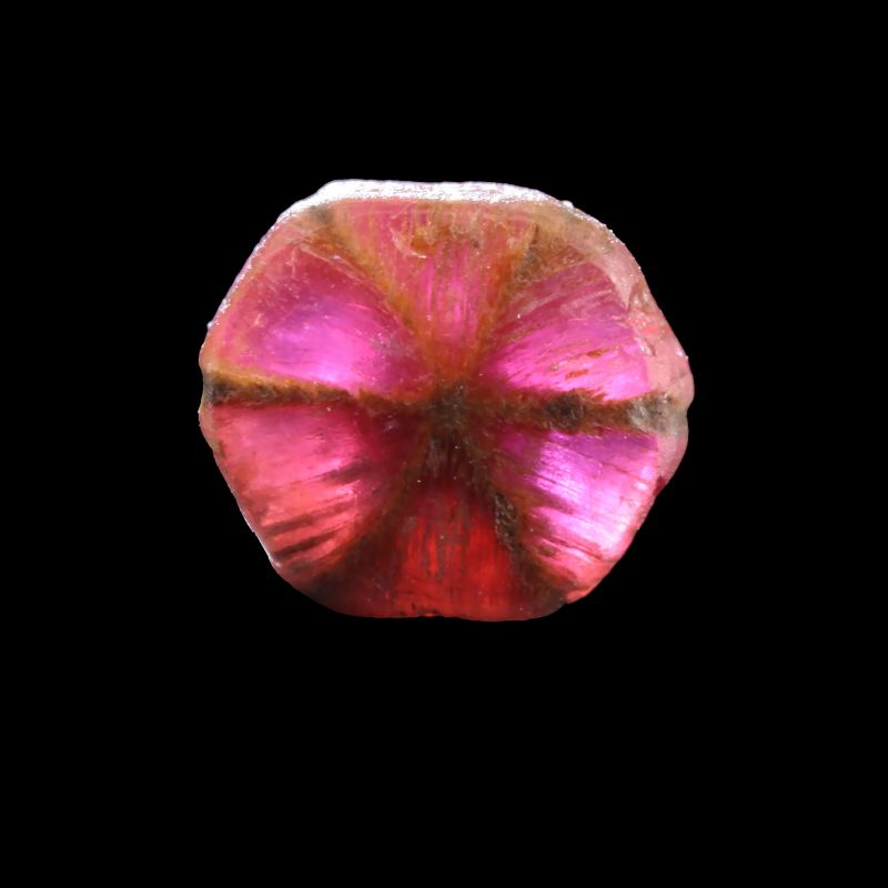 Ruby (rare "Trapiche" habit) | Mong Hsu Township, Loilen District, Shan ...