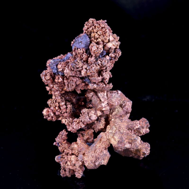 Copper with Cuprite | Rubtsovsk Mine, Rubtsovsky Dist., Altai Krai, Russia