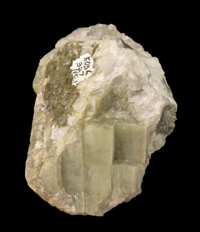 Spodumene (rare North Carolina) | Foote Lithum Co. Mine, Kings Mtn ...