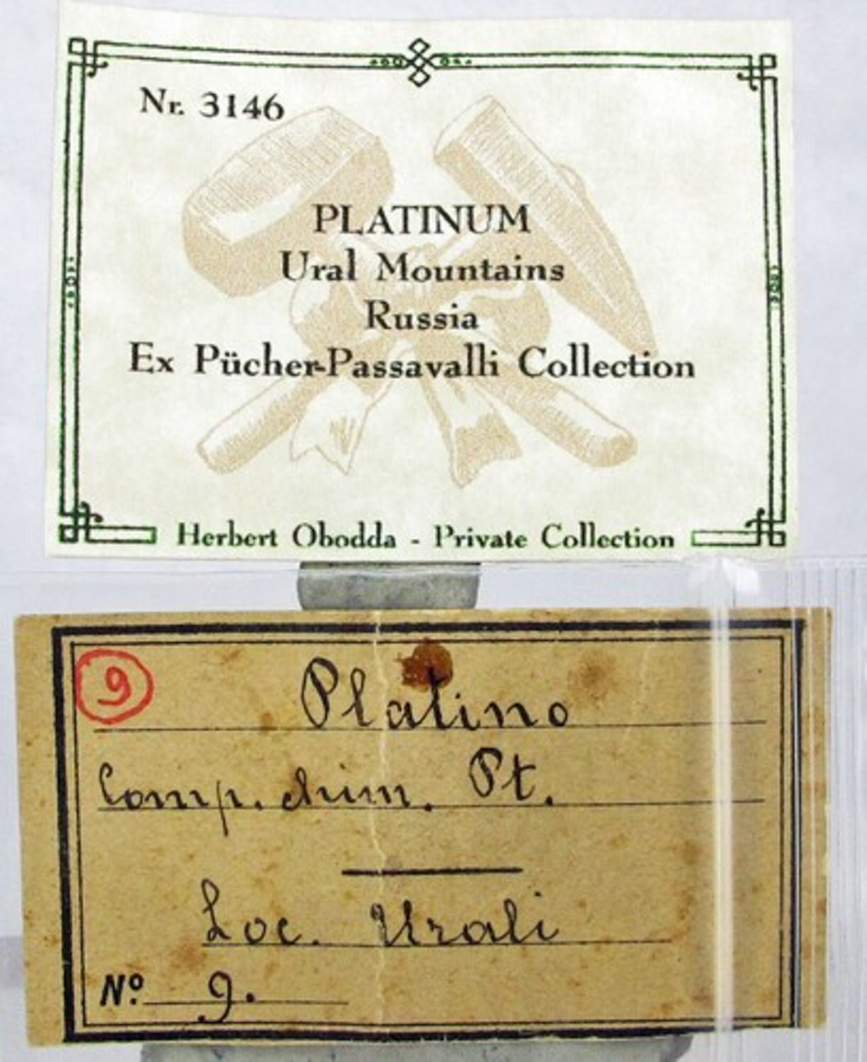 important historic Native Platinum | Ural Mountains, Russia