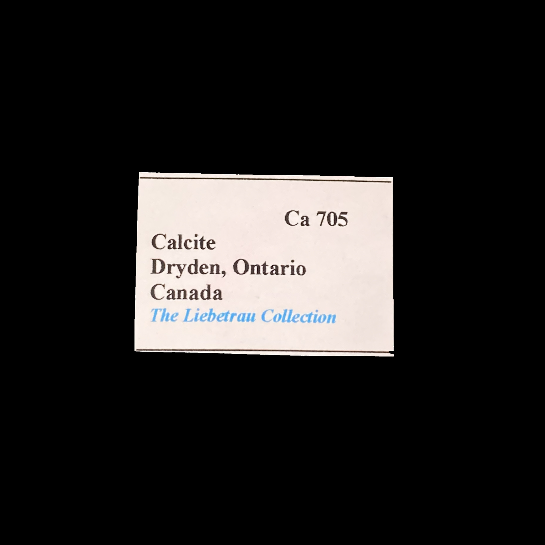 Calcite (RARE color and locality) | Dryden, Kenora District, Ontario ...