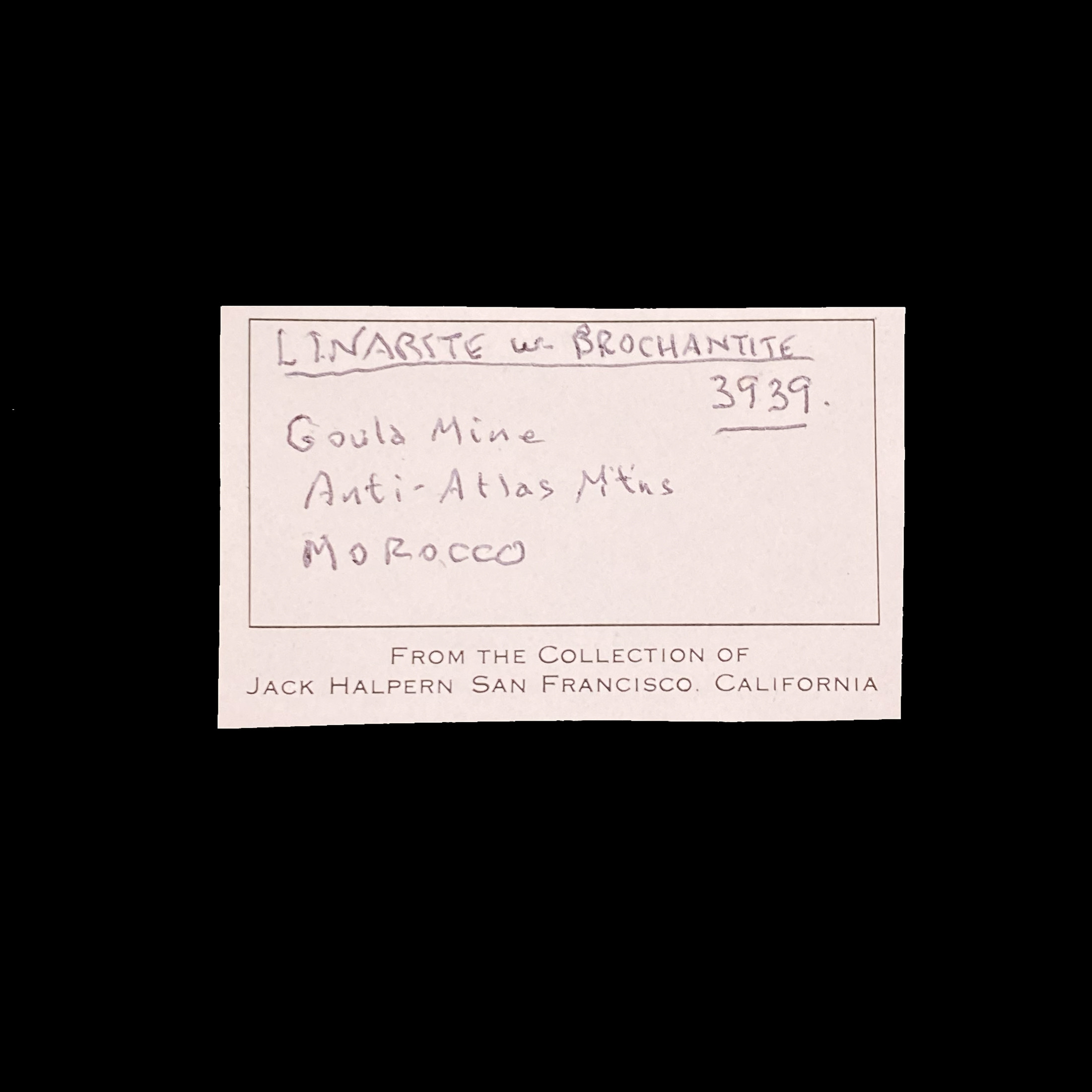 Linarite with Brochantite | Goulmima, Goulmima Cercle, Errachidia ...