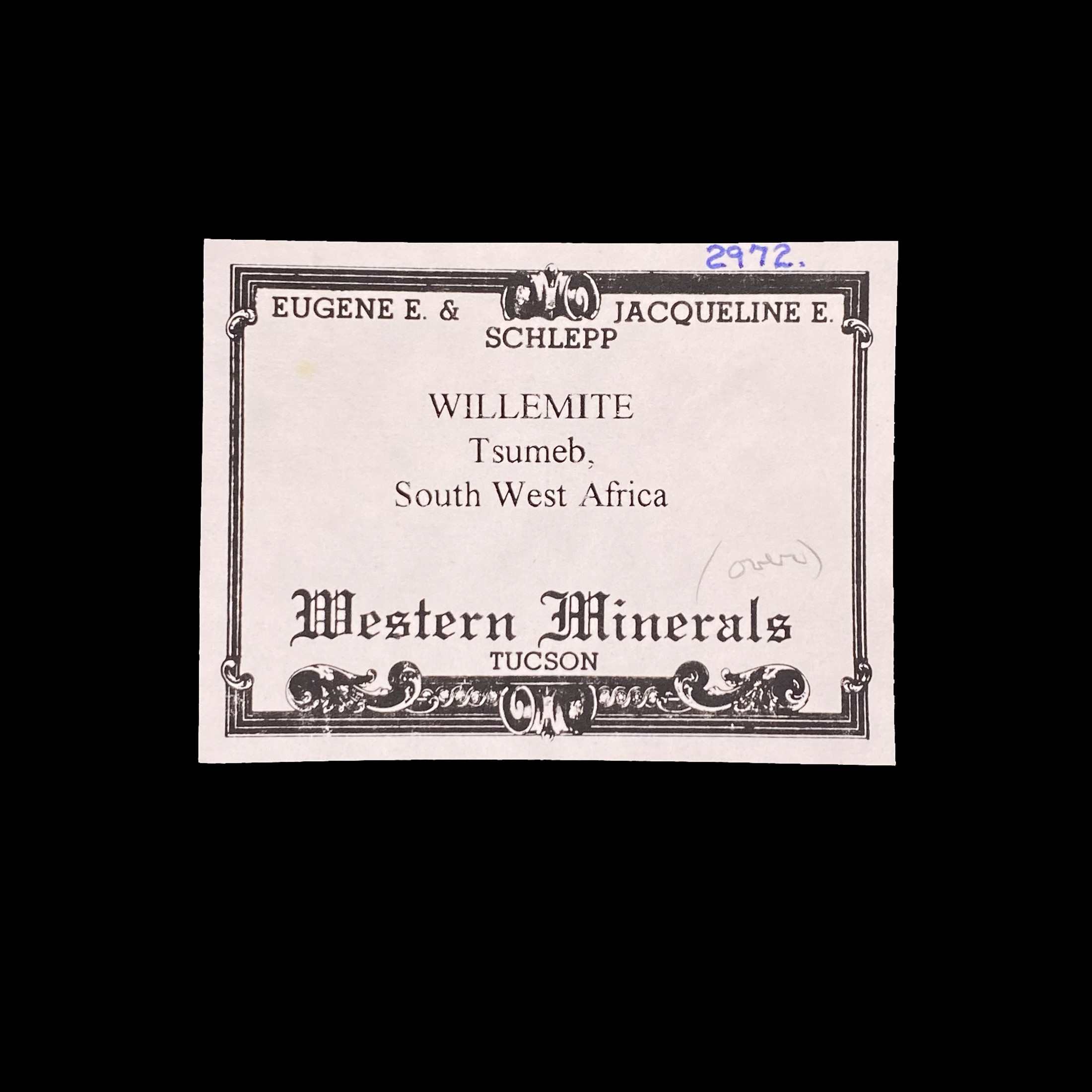 Willemite (unusual color and style) | Tsumeb Mine, Tsumeb, Oshikoto ...