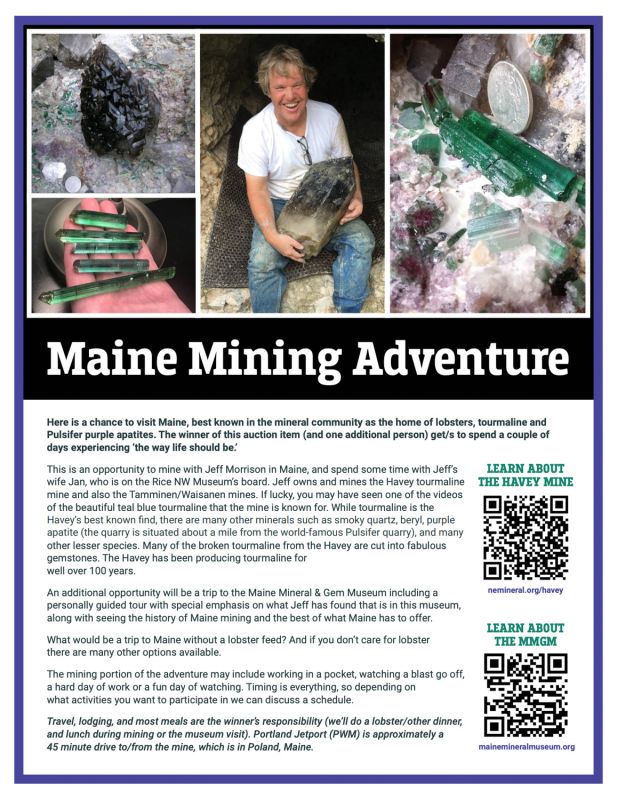 VIP mining and museum trip to Maine, and a gem Tourmaline | Havey Quarry, Poland, Androscoggin ...