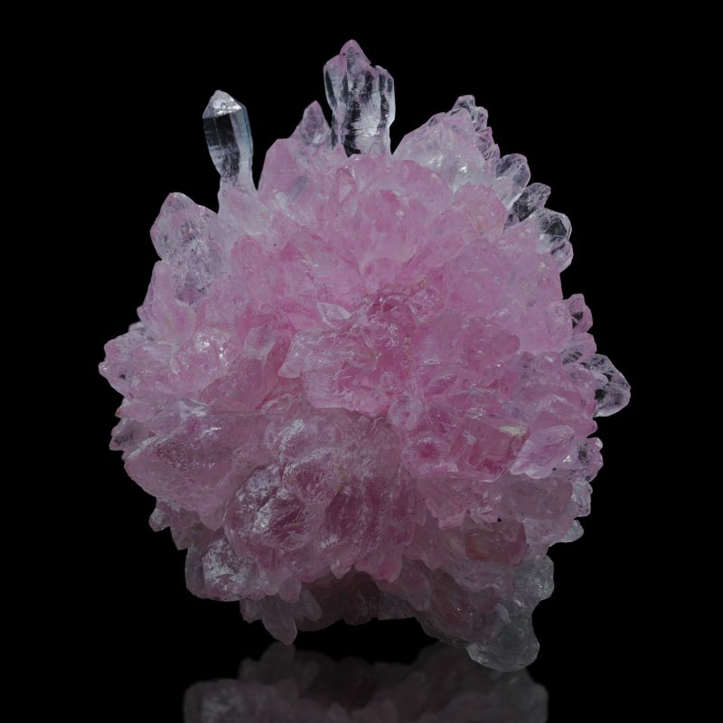 Quartz var. Rose (well-crystallized) | Berilo Branco claim, Sapucaia do ...