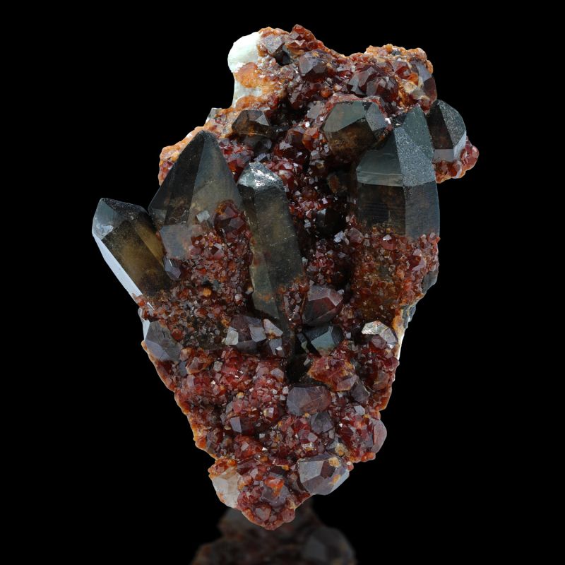 Spessartine & Smoky Quartz with garnet inclusions | Tongbei, Yunxiao Co ...