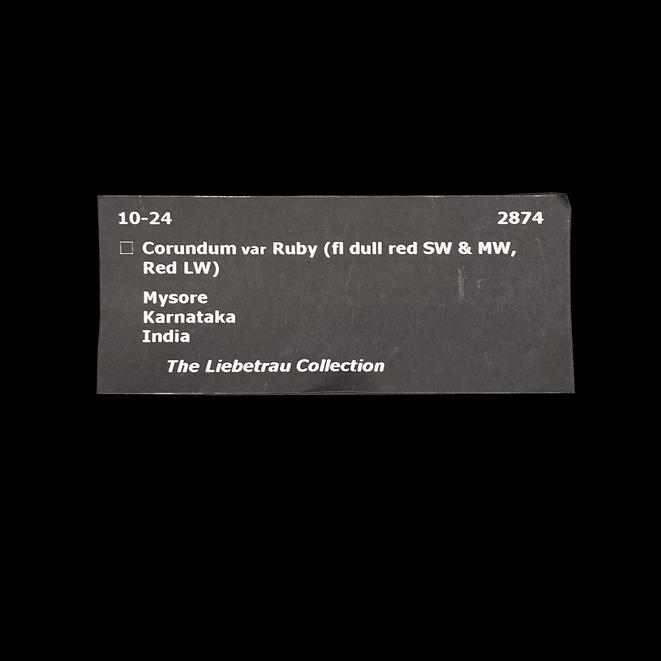 Corundum var: Ruby | Mysore Corundum Deposits, Karnataka, India