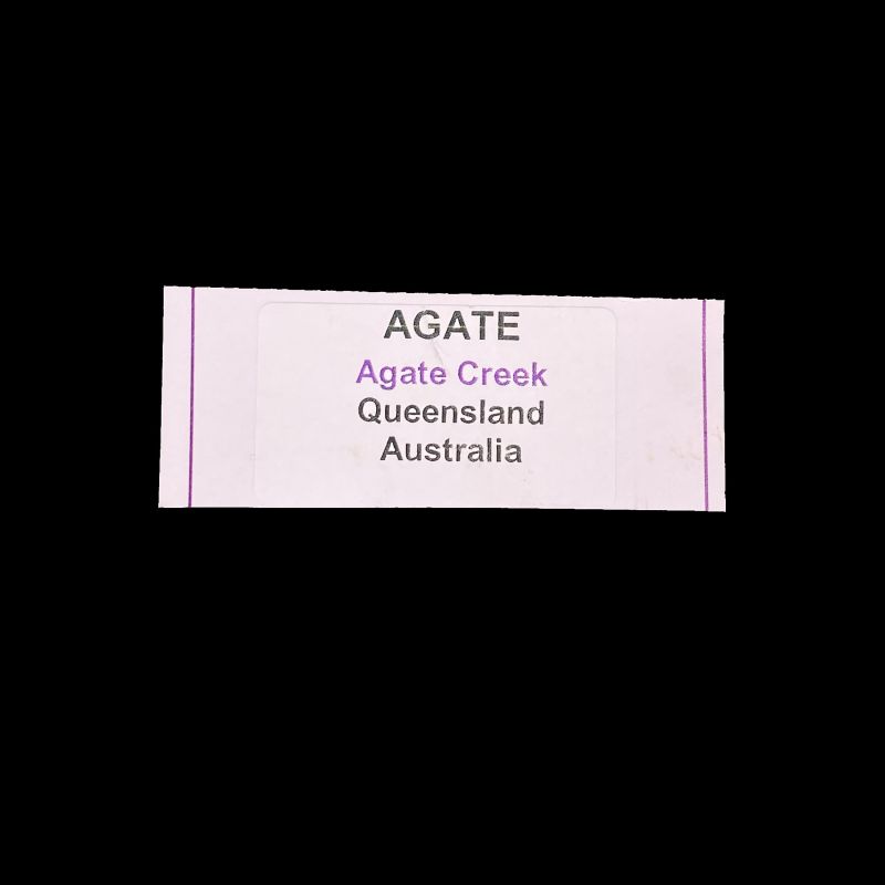 Quartz var: Agate (polished nodule) | Agate Creek, Etheridge Shire ...