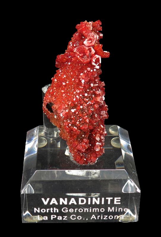 Vanadinite | North Geronimo Mine, La Paz Co., Arizona, USA