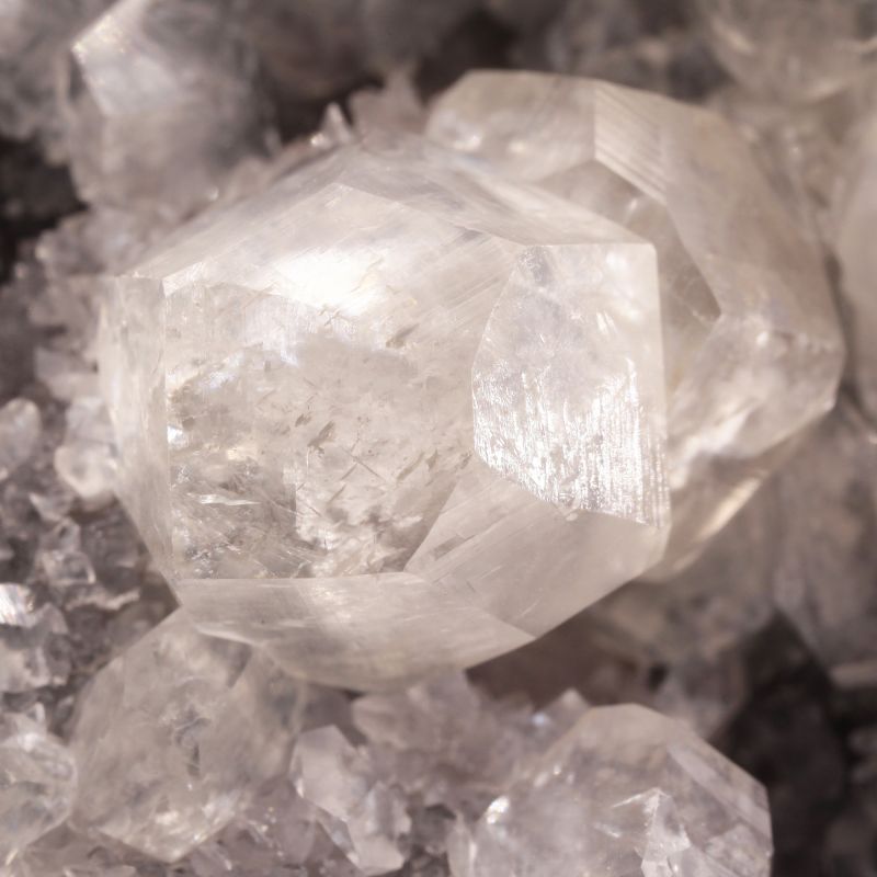 Calcite (pseudo-pyritohedral) (fluorescent) | Chenzhou, Hunan, China