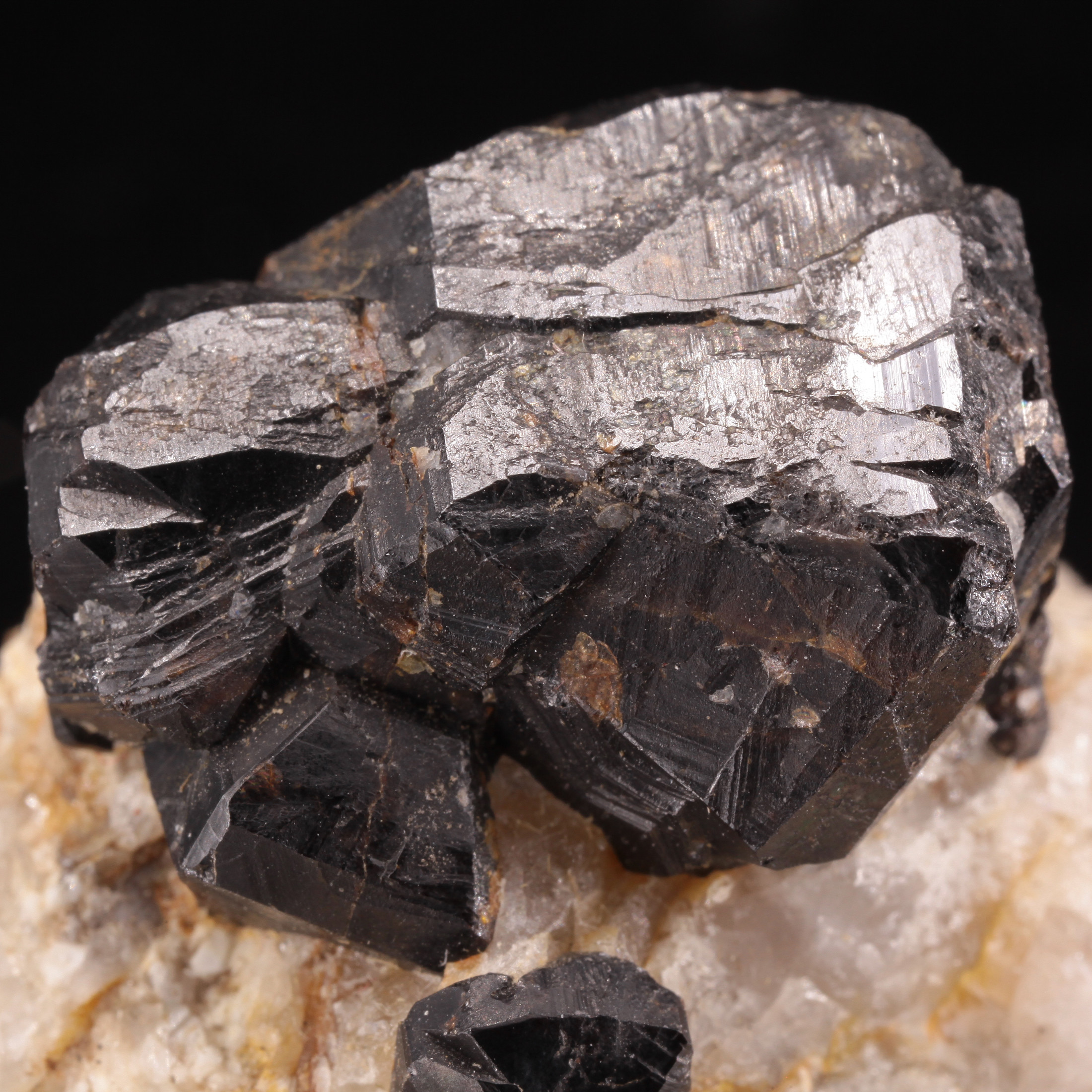 Cassiterite (twins) (excellent RARE locality specimen) | El Karit ...