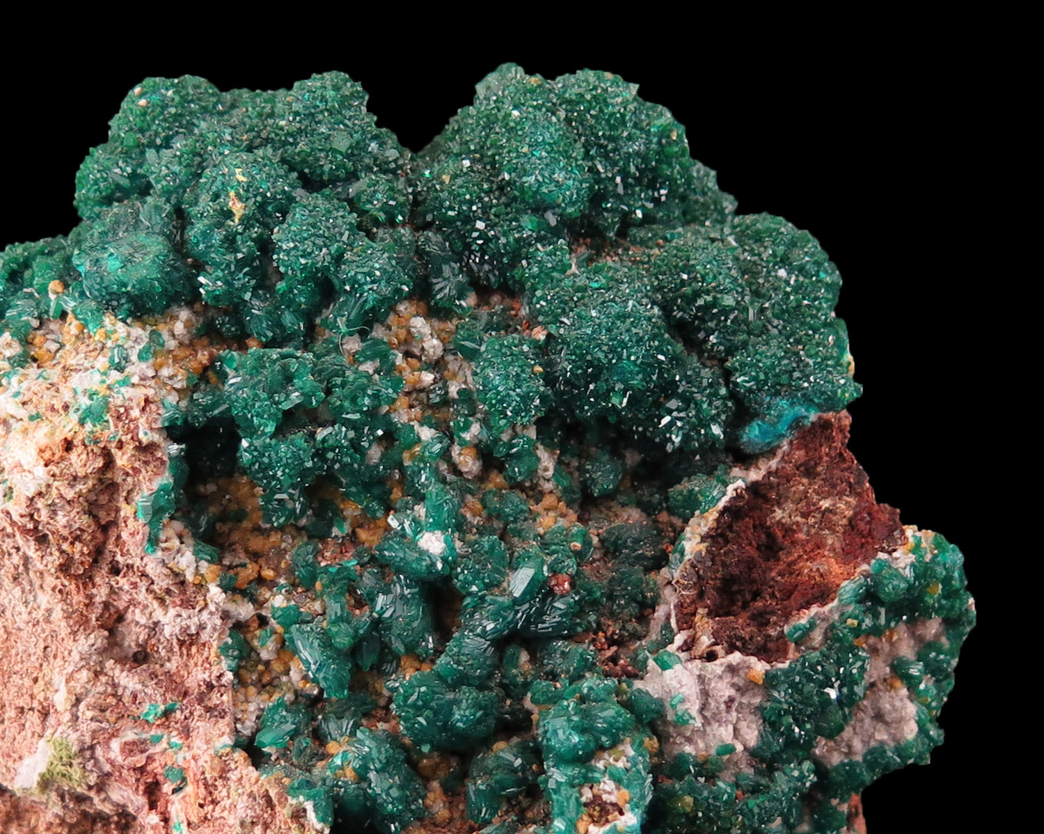 Dioptase, Mimetite, Dolomite, etc | N'tola Mine, Mindouli, Pool Dept ...